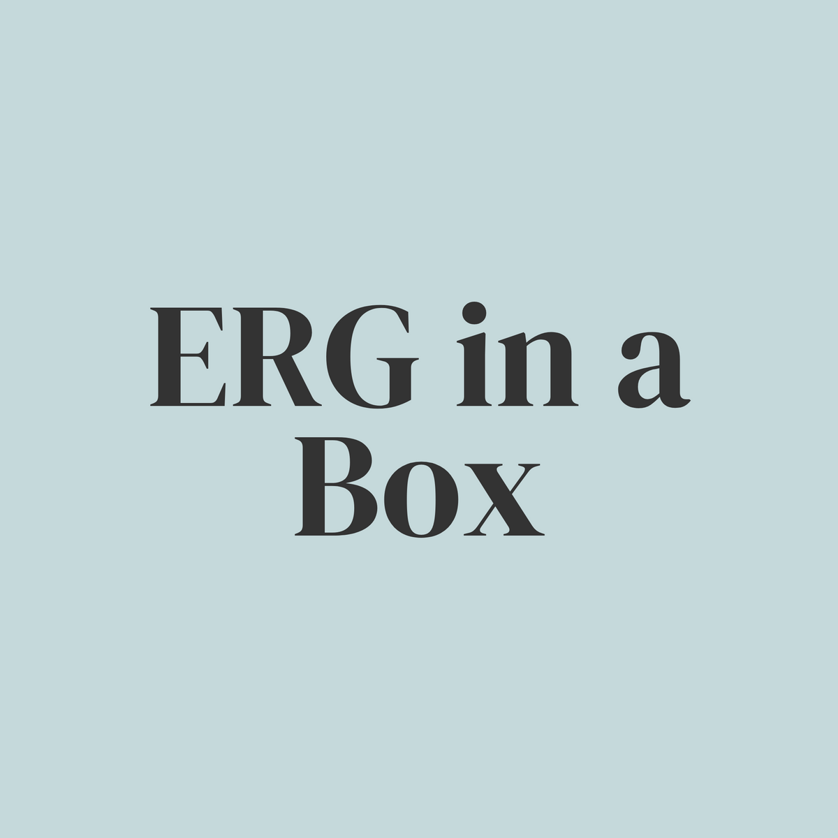 ERG in a Box – Fe league